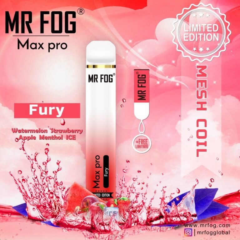 Mr Fog Max Pro Limited Edition | All Flavors Available | Vape Shop