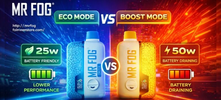 Eco vs Boost Mode: Is Higher Wattage Worth It on Mr Fog?